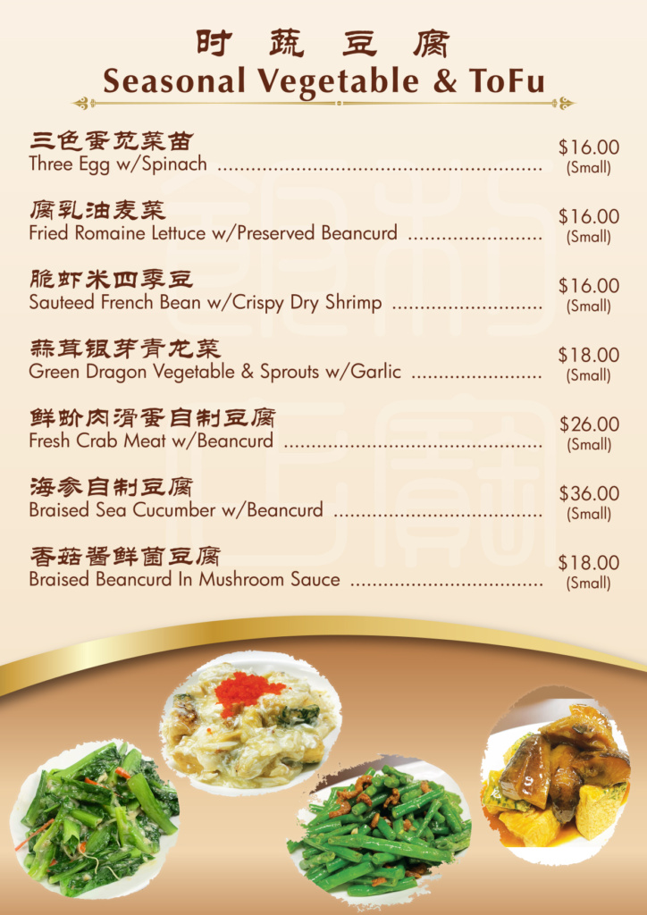 MENU - Tonny Restaurant